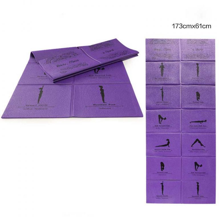 Portable Foldable Square Exercise Mat for Yoga Pilates Workout – Yoga ...